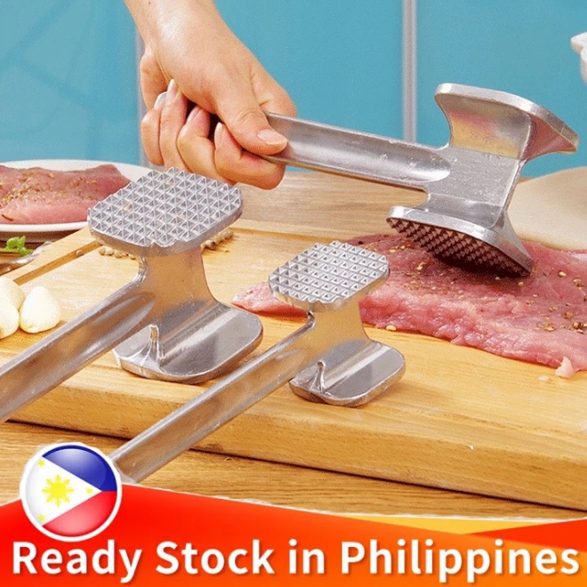 Gourmet Meat Tenderizer Stainless Steel Heavy Sturdy Meat Mallet/Hammer ...
