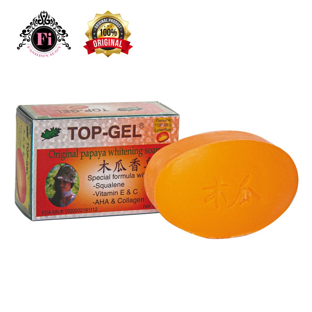 Top-Gel Papaya Whitening Soap | Shopee Philippines