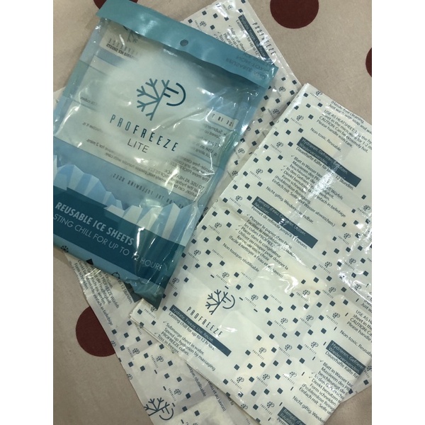 Pro freeze lite reusable ice sheets | Shopee Philippines