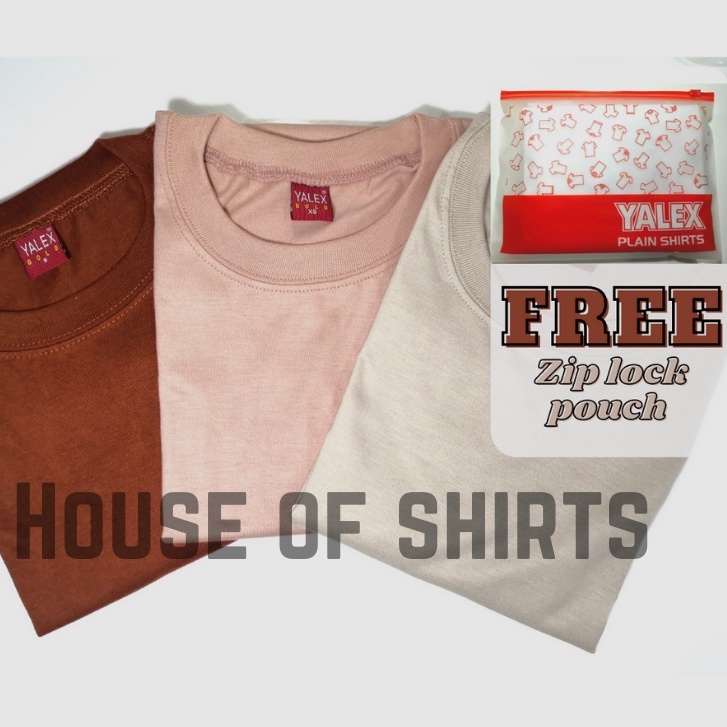 YALEX Plain TShirt - Plain Rust Shirt, Plain Peach Shirt, Plain Khaki ...