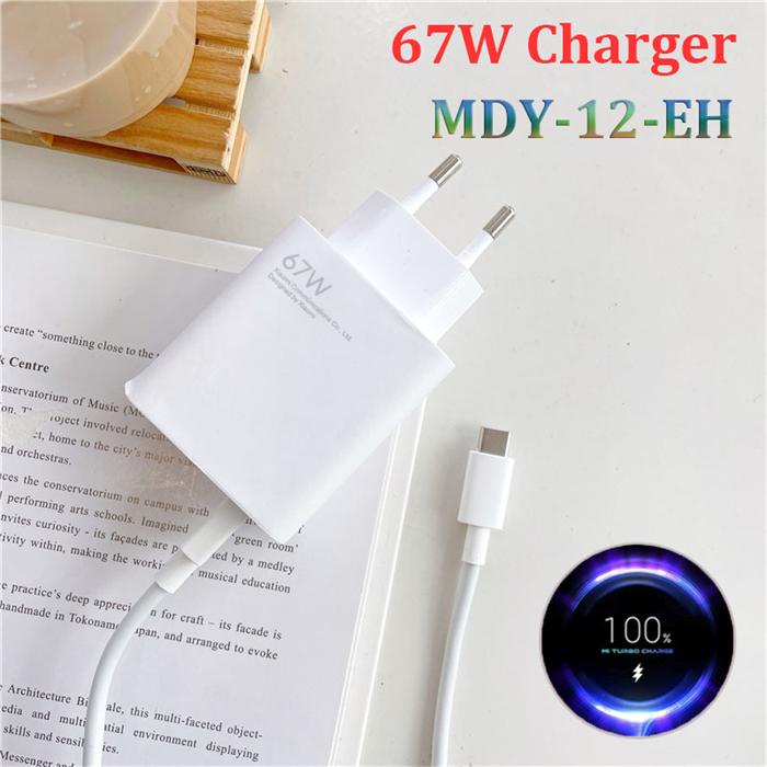 Xiaomi 67W MDY Fast Charger EU For Mi 11Pro 11T 11 Lite Redmi Note11 ...