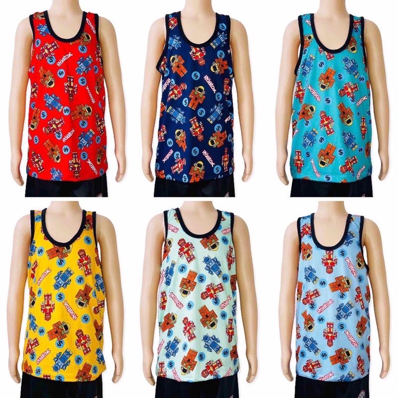 Apolloboutique - Printed Sando for Kids| Pambahay Sando for Boys 7 - 10 ...
