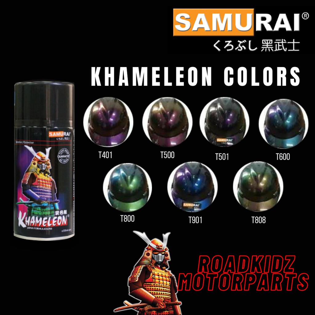 SAMURAI SPRAY PAINT - KHAMELEON COLORS | Shopee Philippines