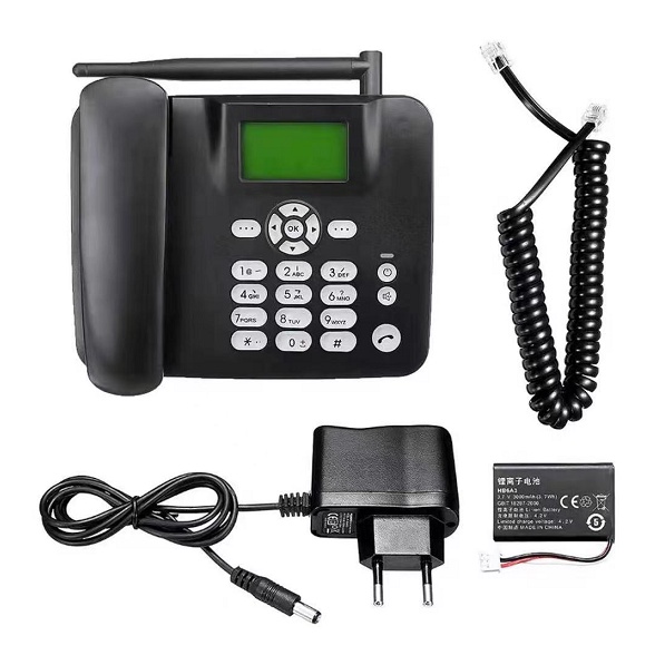 Wireless Desk Phone GSM SIM Card Home Office Desktop TNC Fixed ...