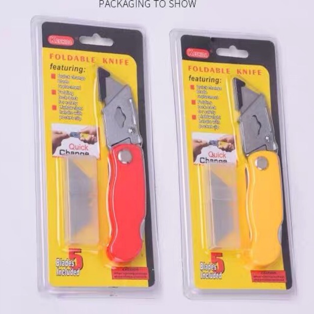 Foldable Cutter Blade | Knife for Cutting Paper with 3pcs Blade ...