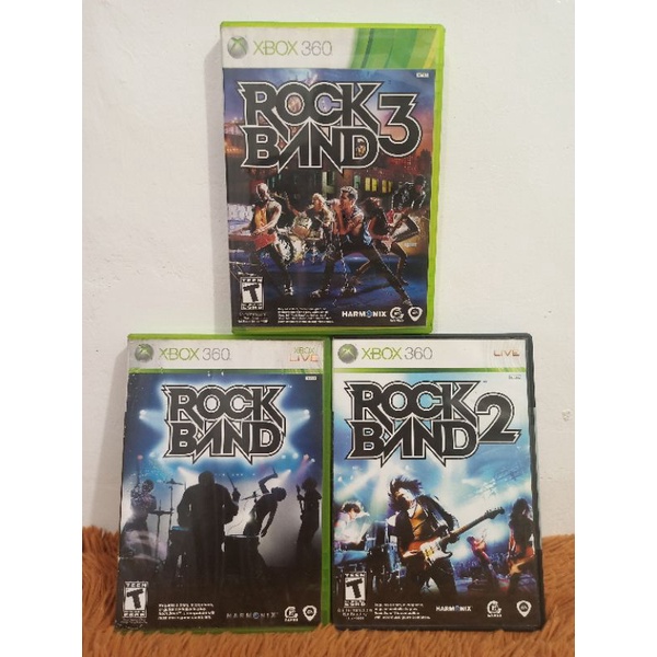XBOX 360 Rock Band 1, 2, & 3 NTSC | Shopee Philippines