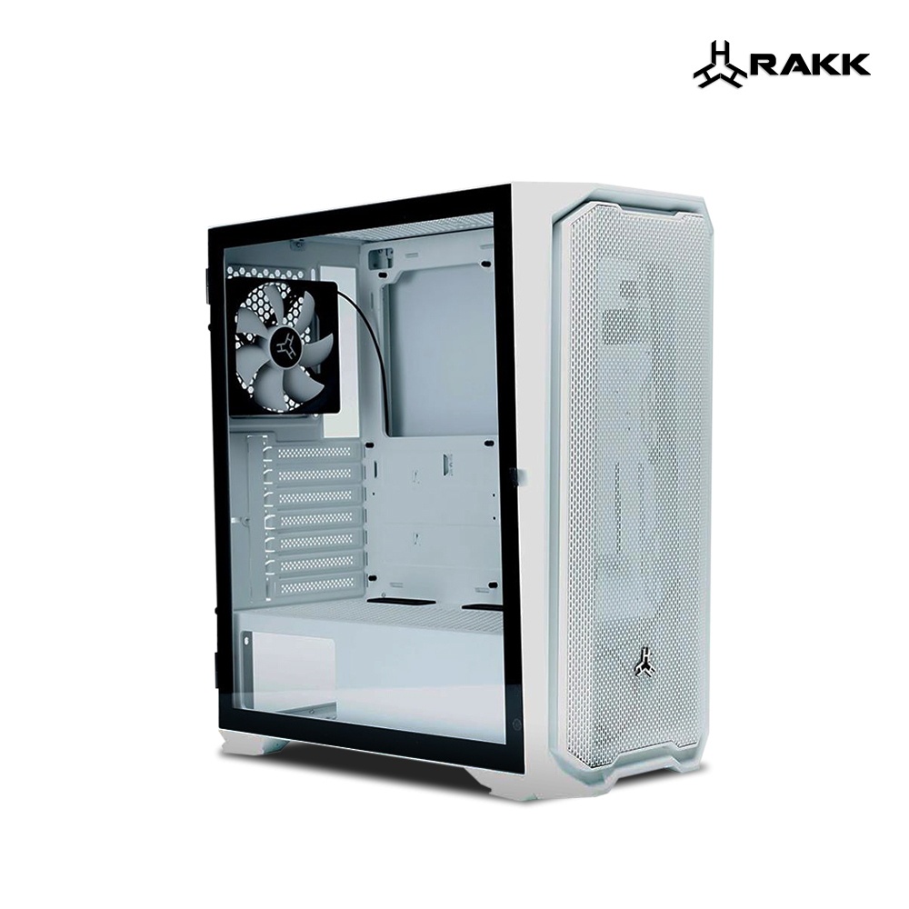 RAKK HALIYA ATX Gaming PC Case |Mid Tower Tempered Glass, MATX and ITX ...