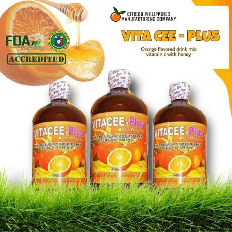 Authentic Vitacee Plus Syrup Orange Flavored 500 ml | Shopee Philippines