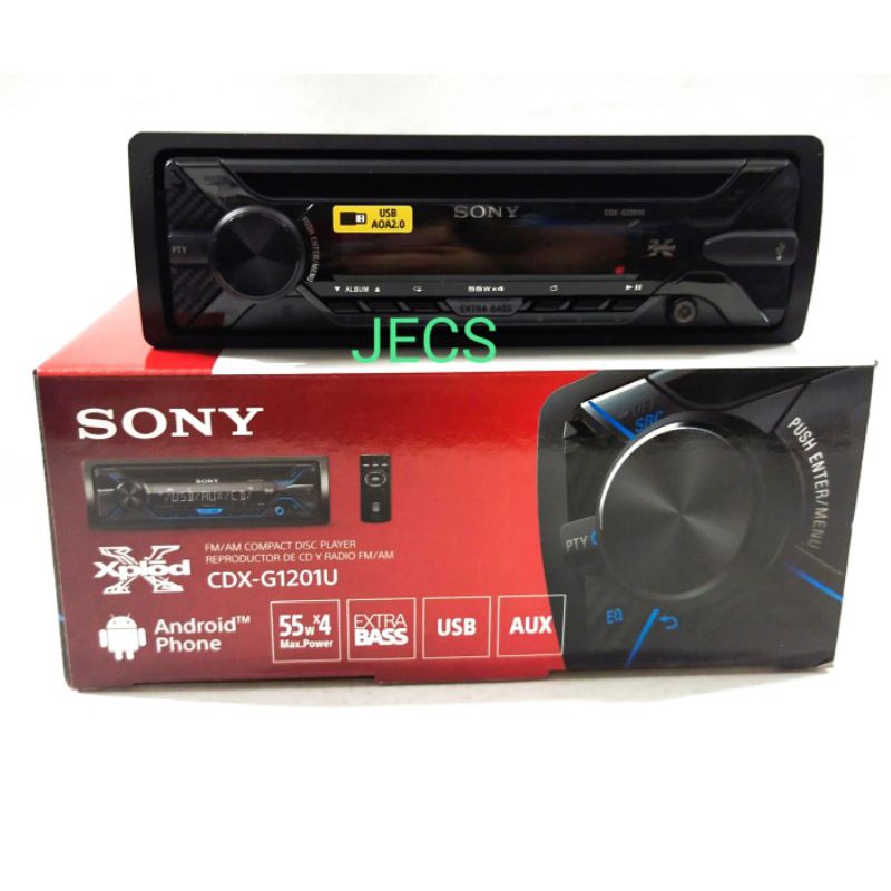 SONY CDX- G1201U 55WATTSX4 FM/AM/ ORIGINAL.SONY | Shopee Philippines
