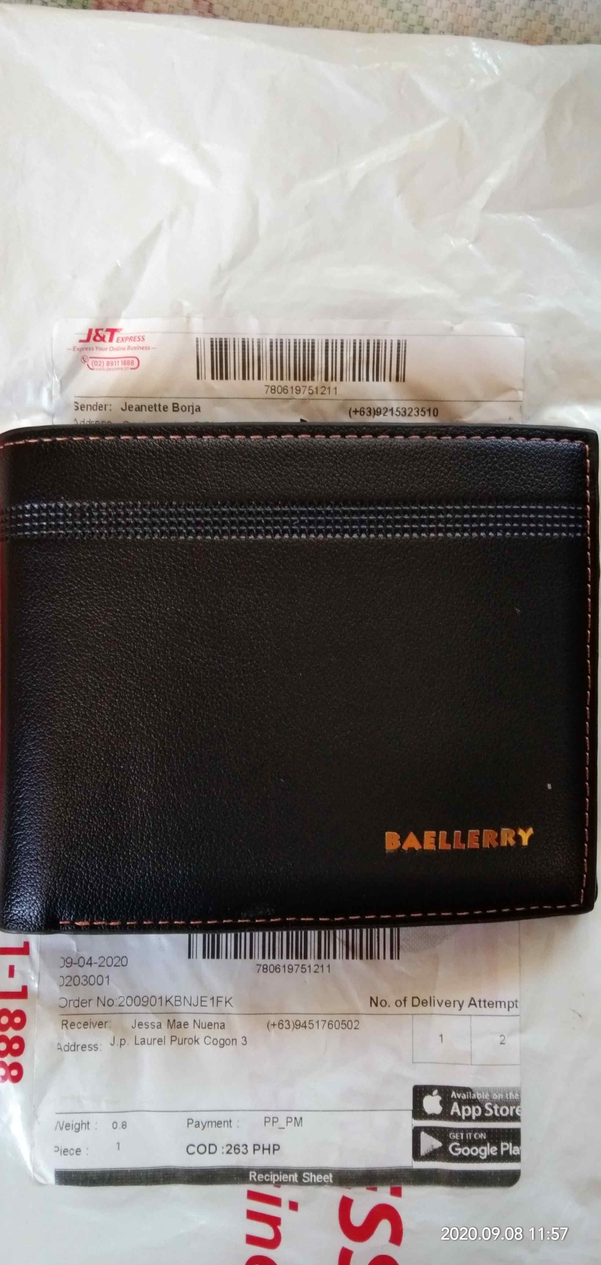 Original Baellery Leather Men's Wallet Gift DR003-1L | Shopee Philippines