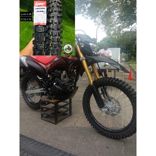 CRF150L Tire / CRF150L IRC Enduro Volcanduro Tire VE33 | Shopee Philippines
