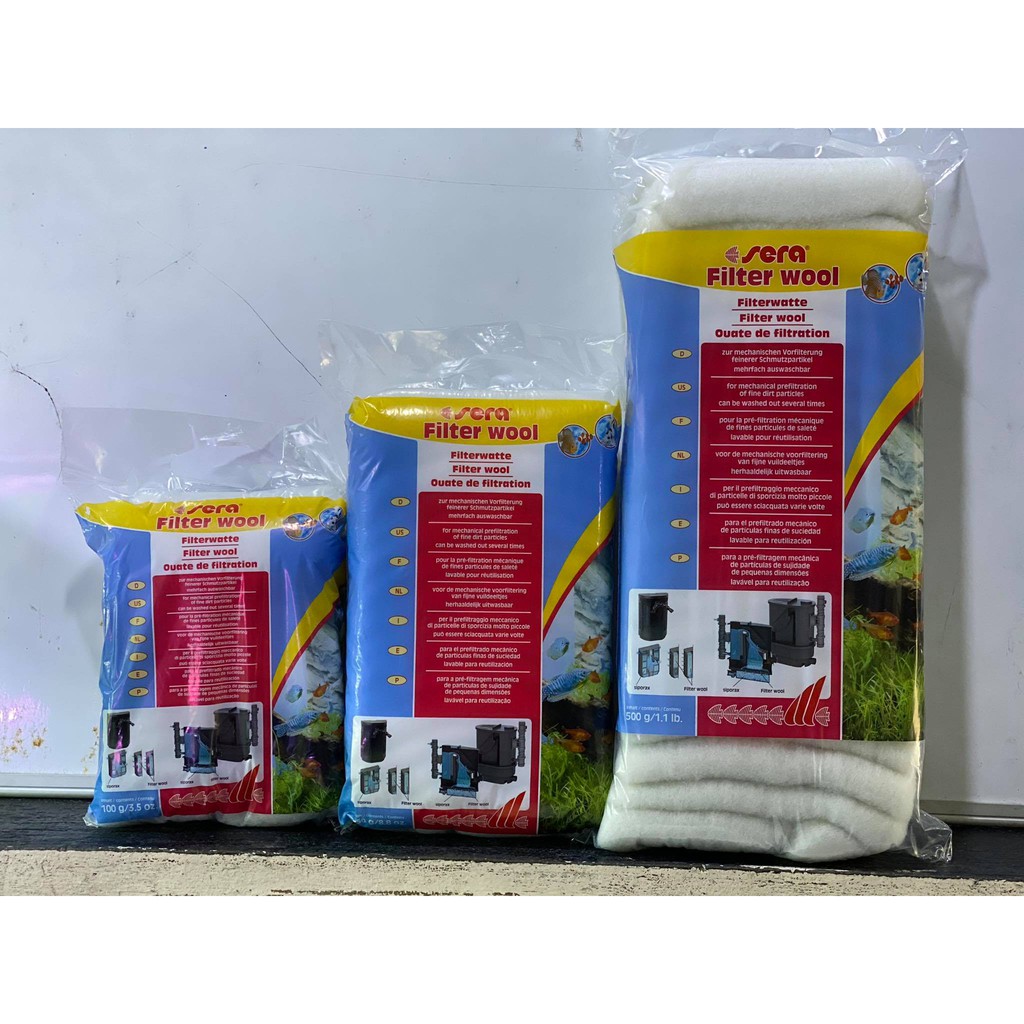 Sera Filter Wool (100g, 250g, and 500g) | Shopee Philippines