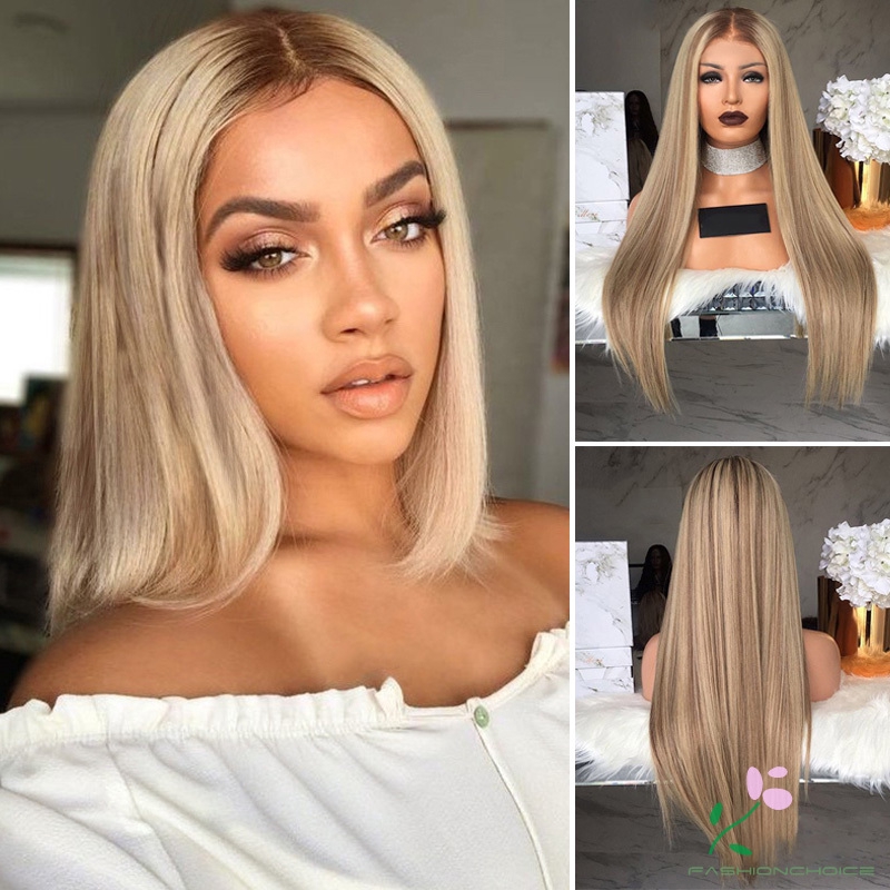 Women's long straight wig | Shopee Philippines