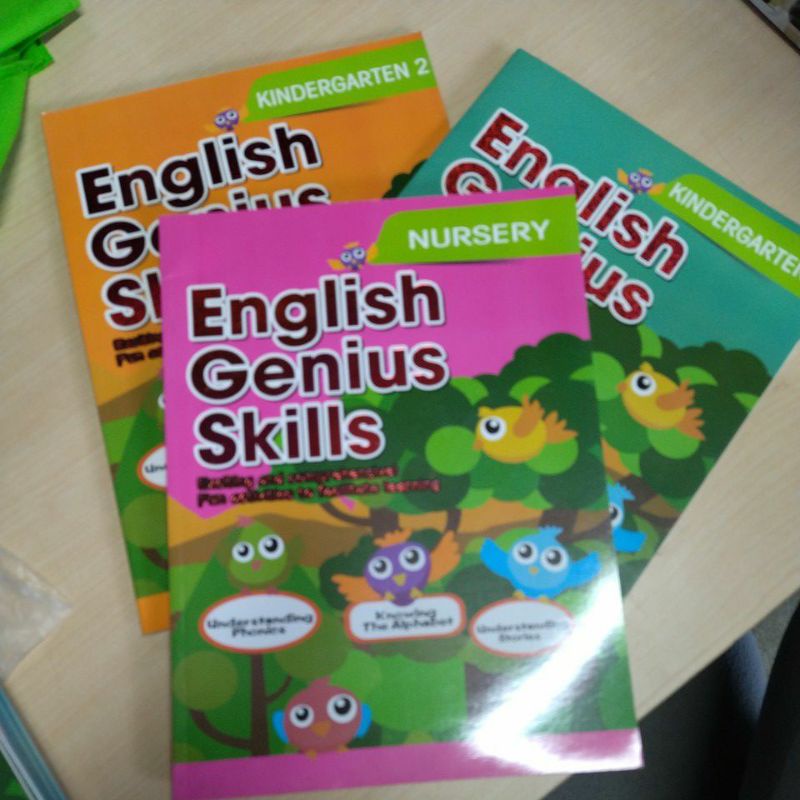 English genius skills nursery kindergarten 1 2 activity learning books ...