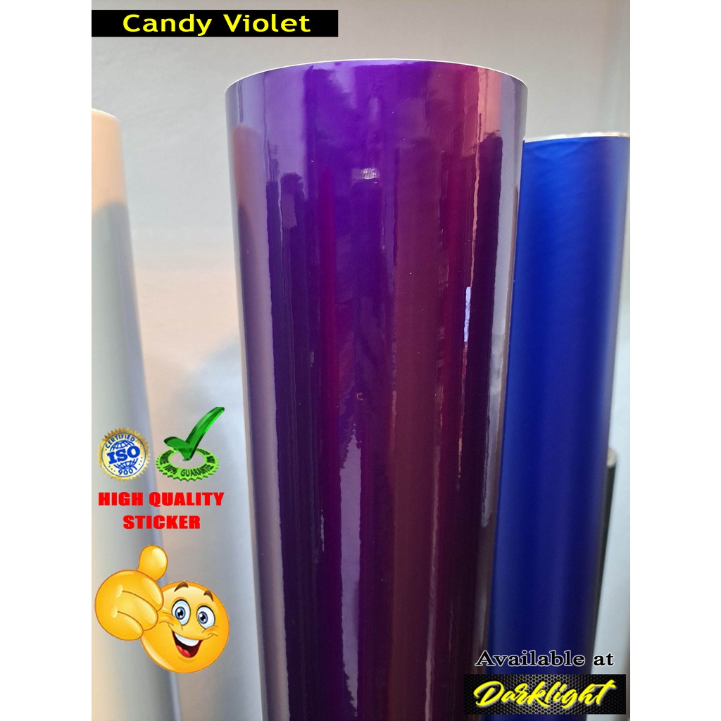 STICKER CANDY VIOLET PURPLE for WRAP !!! High Quality !!! [[ Philippine ...