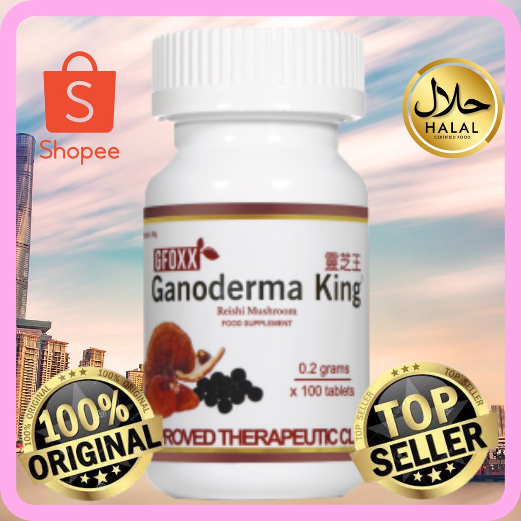 Gfoxx Ganoderma King Reishi Mushroom 100tablets | Shopee Philippines