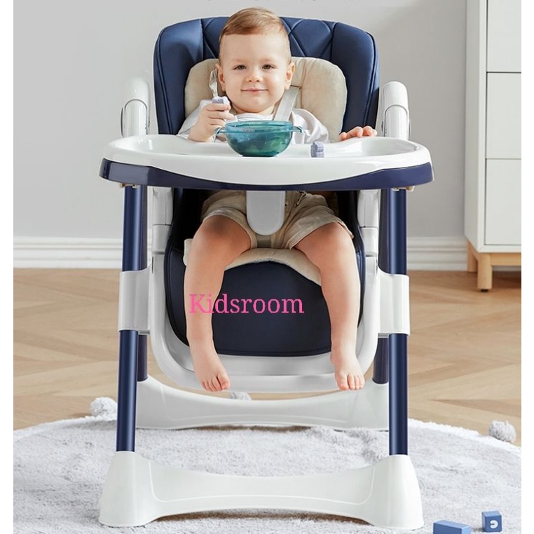 NEW multifunction adjustable lay down High chair with leather seat and ...