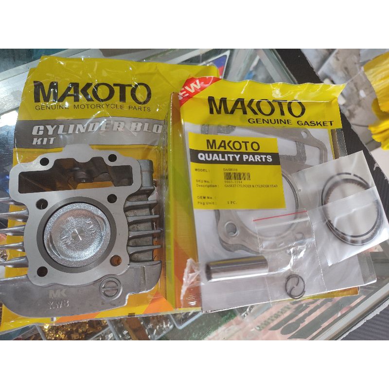 MAKOTO WAVE CX110 / WAVE DASH 110 CYLINDER BLOCK SET | Shopee Philippines