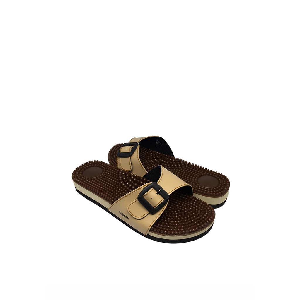 Tabata by Otto 28800068 Women's Accu-Reflex Massage Sandals in Beige ...