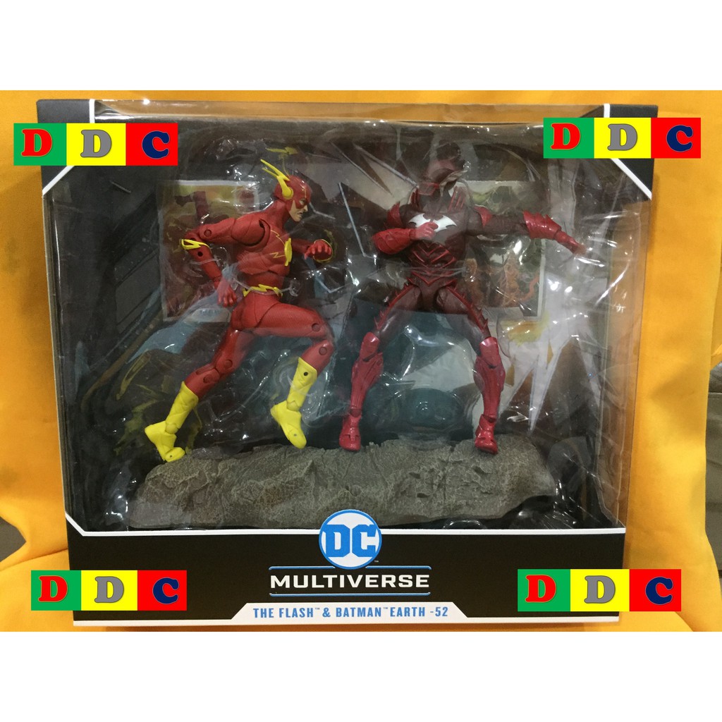 DC EARTH 52 BATMAN vs. FLASH - DC MULTIVERSE McFarlane Toys Flash vs ...