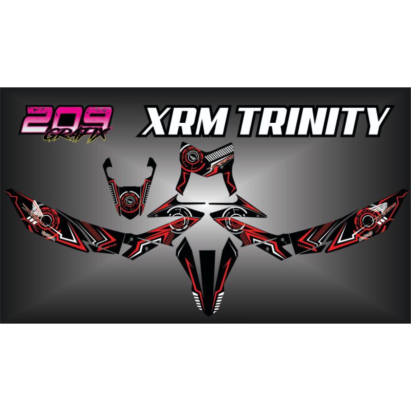 Honda Xrm trinity /carb 125 decals sticker | Shopee Philippines