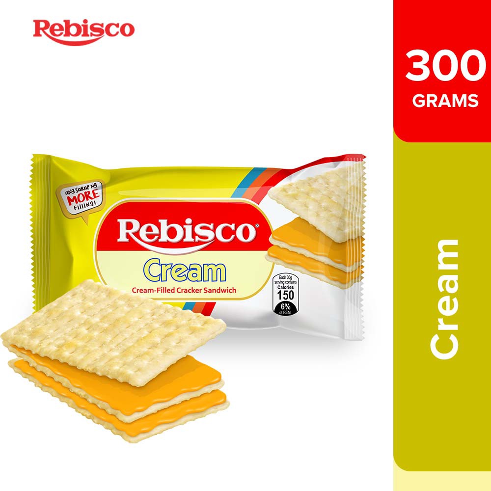 Rebisco Cream Sandwich 30G X 10Pcs | Shopee Philippines