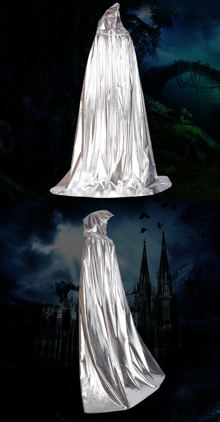 Adult Halloween Grim Reaper Cloak Cape Cosplay Wizard Devil Cloak ...