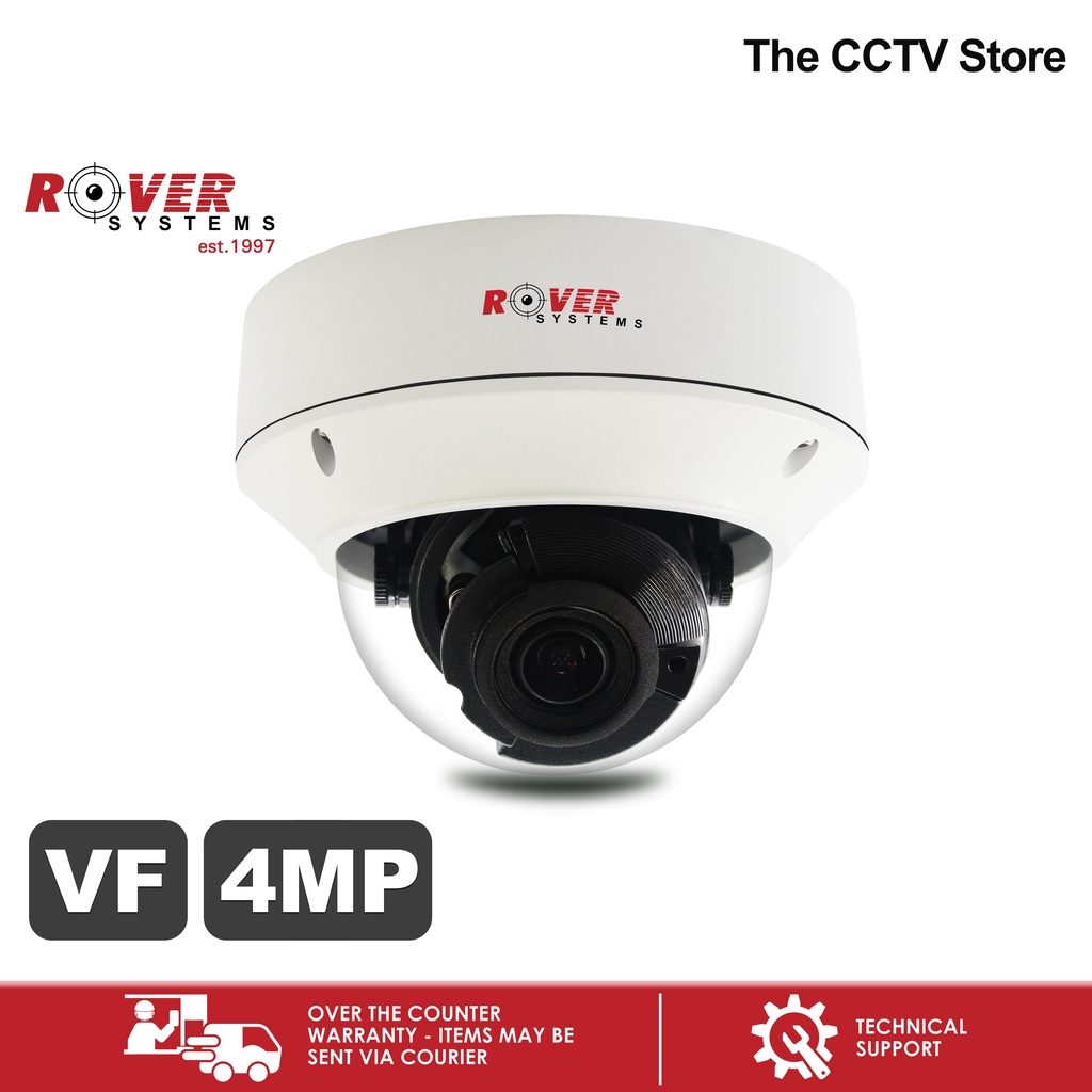 Rover Systems 4MP IP Dome Varifocal CCTV Camera Indoor Security Camera ...