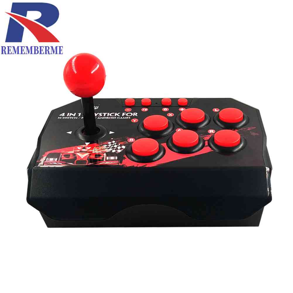 4 In 1 Usb Wired Game Joystick Retro Arcade Station Turbo Games Console Rocker Shopee Philippines