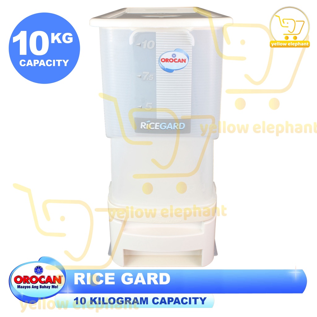 Orocan Rice Dispenser Guard Storage Container Gard 10kg | Shopee ...