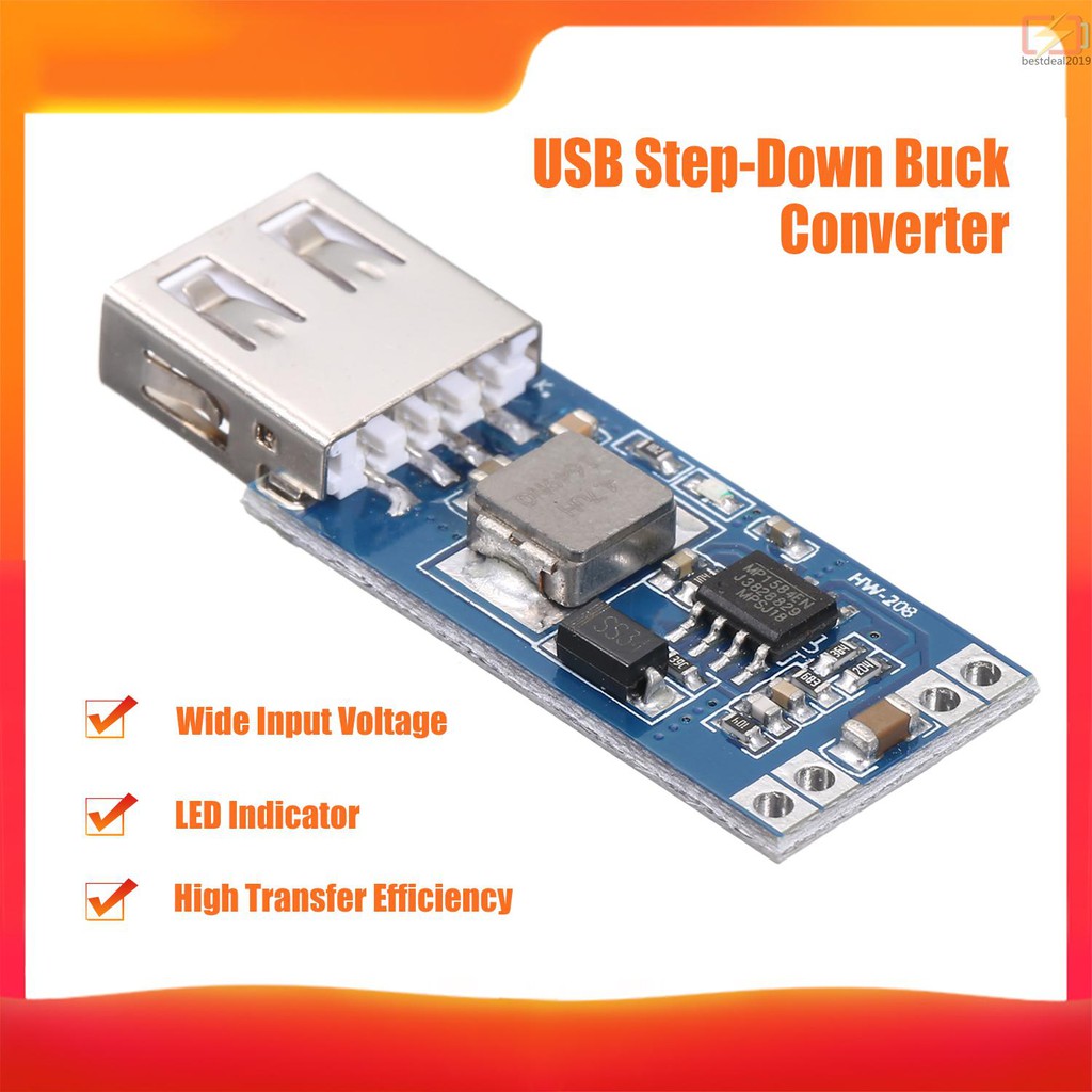 B & d step-down module dc-dc 7.5v-28v to 5v 3a usb step-down buck ...