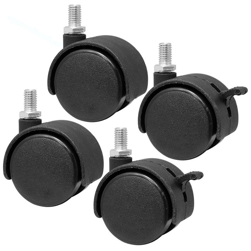 Set of 4 Screw In Caster Wheels - 2 With Lock Function | Shopee Philippines
