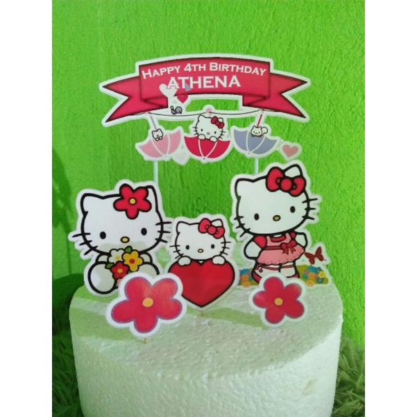 hello kitty theme cake topper - Manila Store