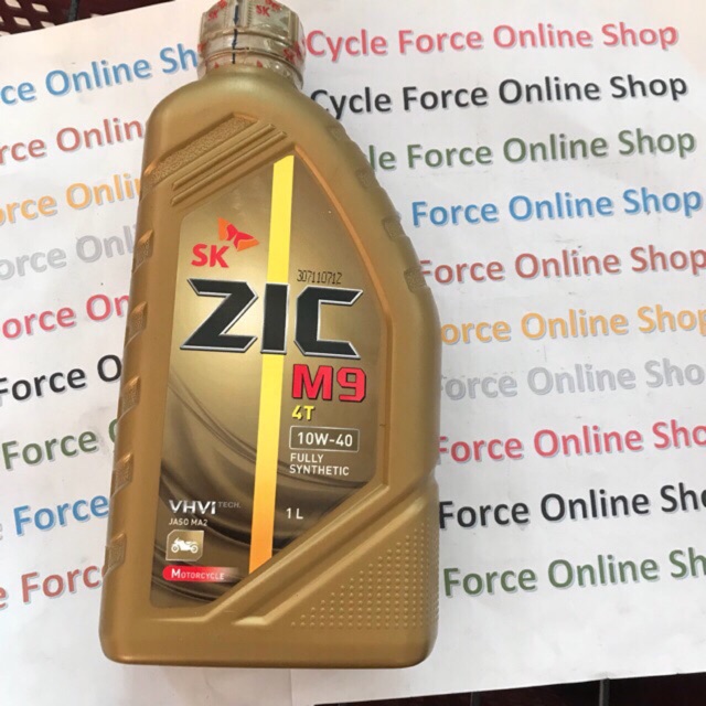 ZIC M9 4T 10W-40 fully synthetic motorcycle oil 1 Liter | Shopee ...