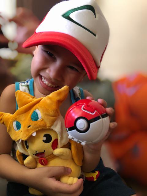 BAB-New Pokemon Pikachu With Charizard hat Plush Soft Toy | Shopee ...
