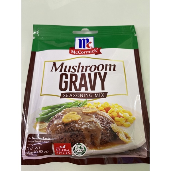 McCormick Mushroom Gravy 25g sachet | Shopee Philippines