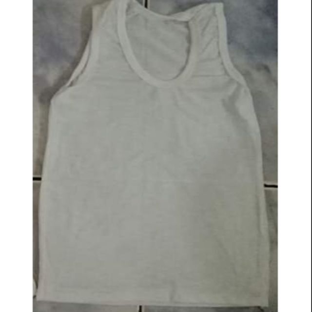 Plain White Sando for Kids Boy | Shopee Philippines