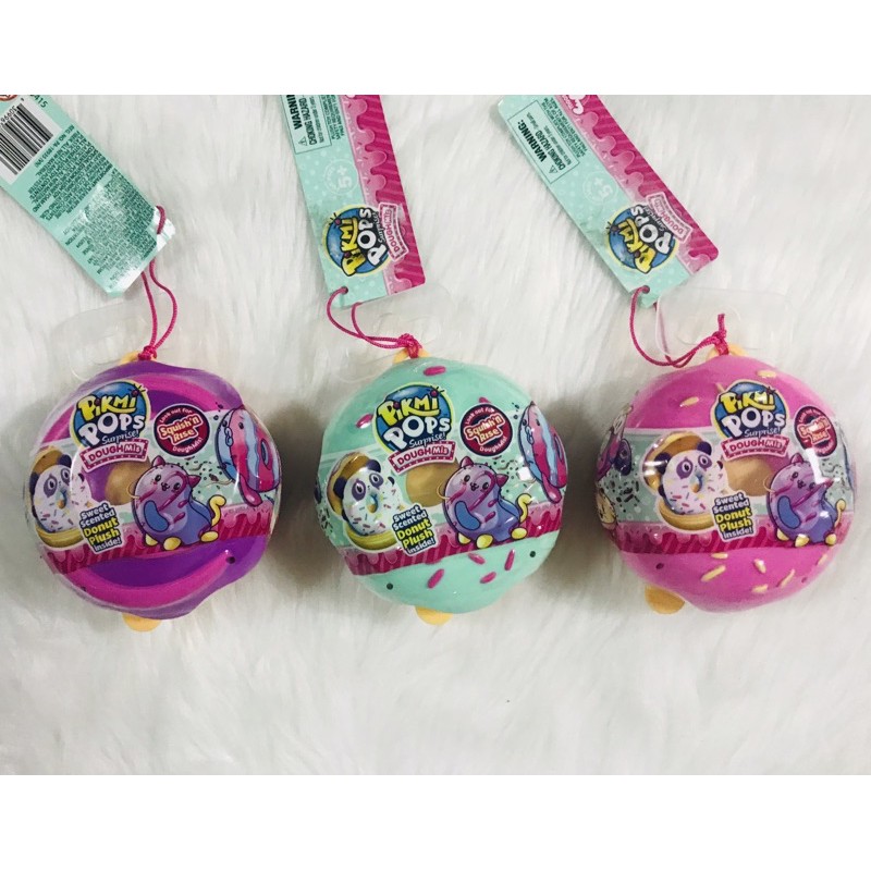 PIKMI POPS SURPRISE! DoughMis Surprise Pack Sweet Scented Donut Plush ...