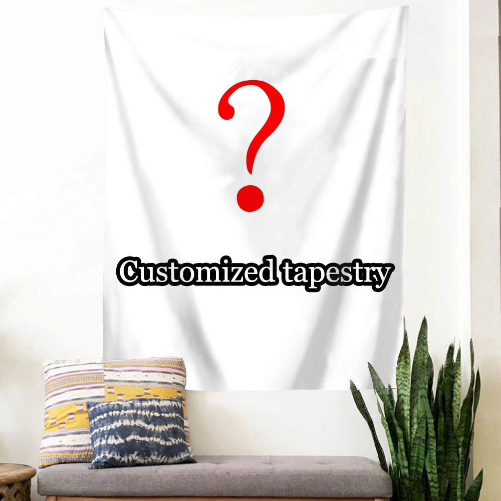 Custom High Quality Small Wall Tapestry with Double Sided Stickers ...