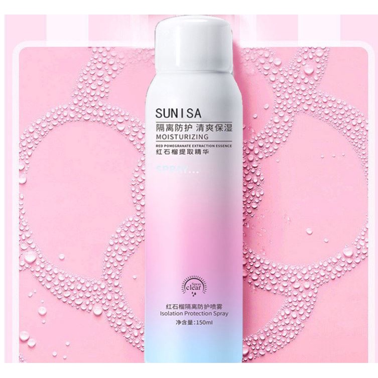 SUNISA Whitening Sunscreen Spray Moisturizing Spray Original 150ml SPF ...