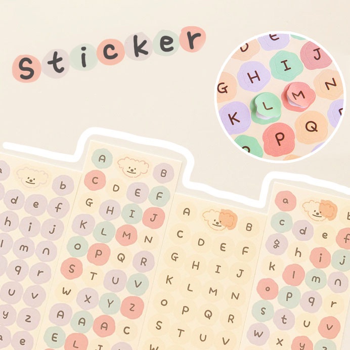 Letter Sticker Alphabet Sticker Letters for Keyboard Cute Stickers ...