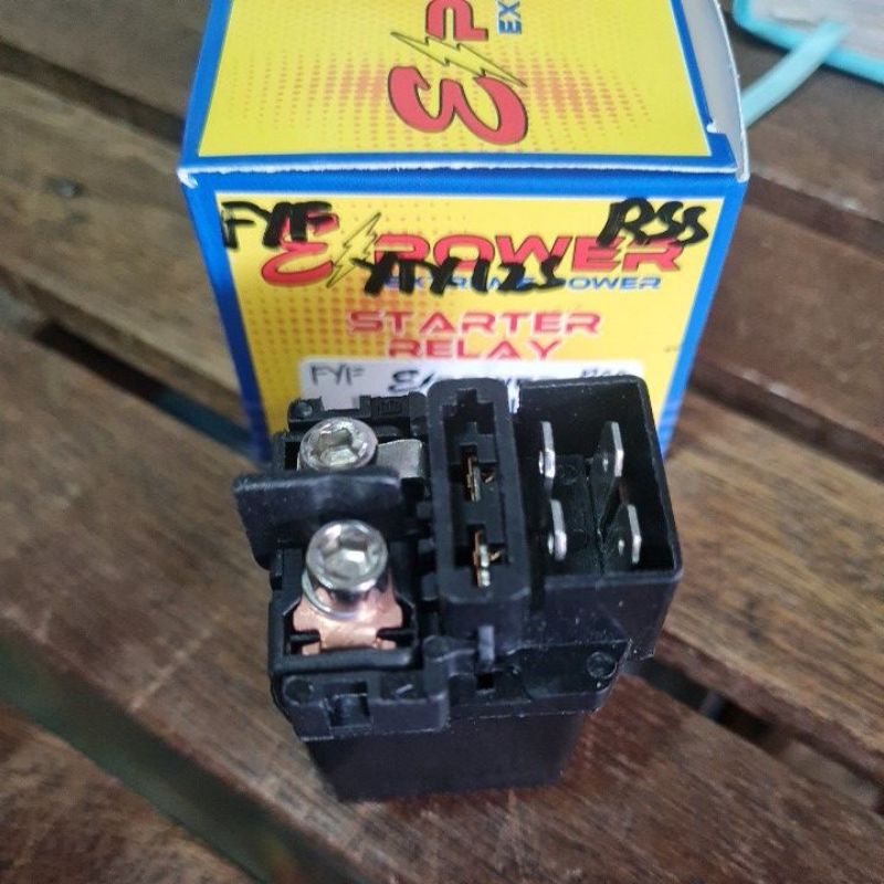 STARTER RELAY WITH FUSE BOX FOR YTX 125 | Shopee Philippines