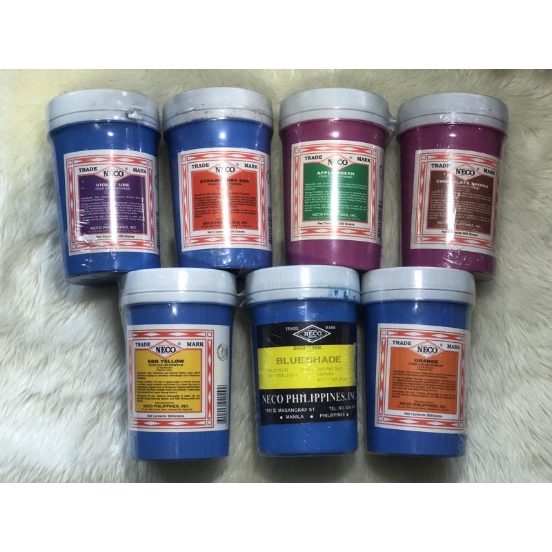 Neco Food Color Powder - 500g | Shopee Philippines