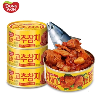 Dongwon DHA Hot Pepper Tuna 100g / 150g | Shopee Philippines