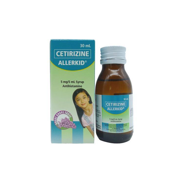 Allerkid Grape Flavor 5mg / 5ml 30ml Syrup | Shopee Philippines