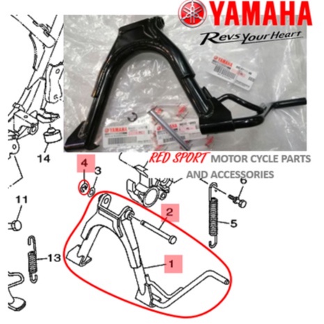 CENTER STAND / MAIN STAND for Mio Sporty YAMAHA GENUINE | Shopee ...