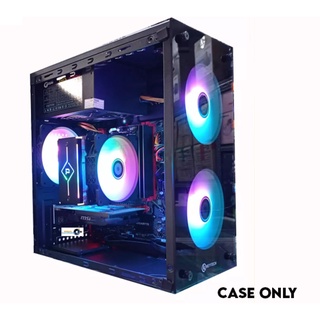 Keytech Terminator Series T800 Tempered Glass Gaming PC Tower Case ...