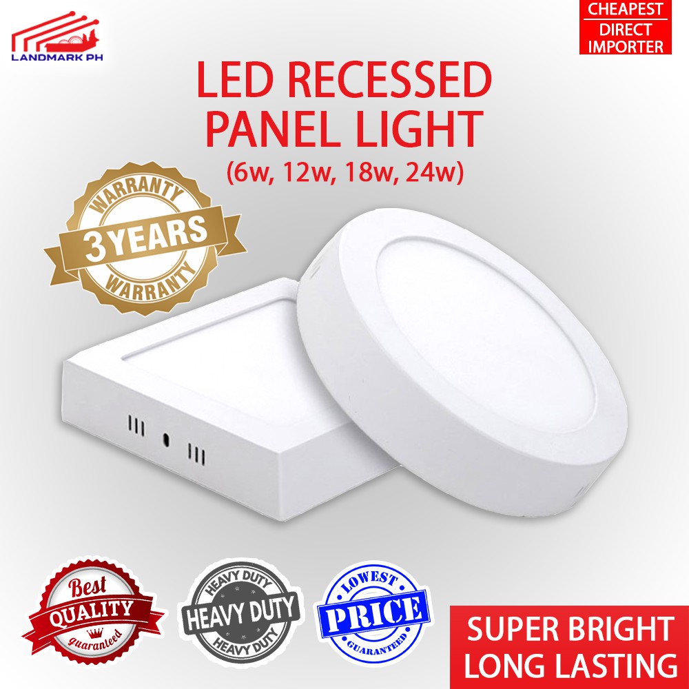 Square Led Recessed Ceiling Panel Light | Shelly Lighting