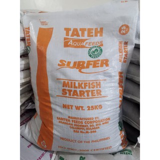 Tateh Aquafeeds Surfer Starter 1kg Milkfish Bangus Feeds Floating ...