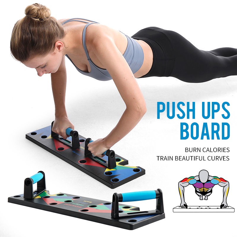 The Ultra Push System Push-up Bracket Board Portable for Home Fitness ...